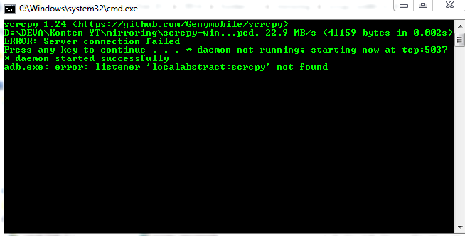 How To Fix This · Issue 3408 · Genymobilescrcpy · Github 