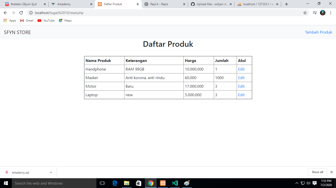 GitHub - sofyanmoch/tugas10