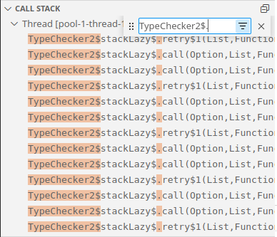 Call stack filter hides "Load More Stack Frames" button · Issue #172816 · microsoft/vscode · GitHub