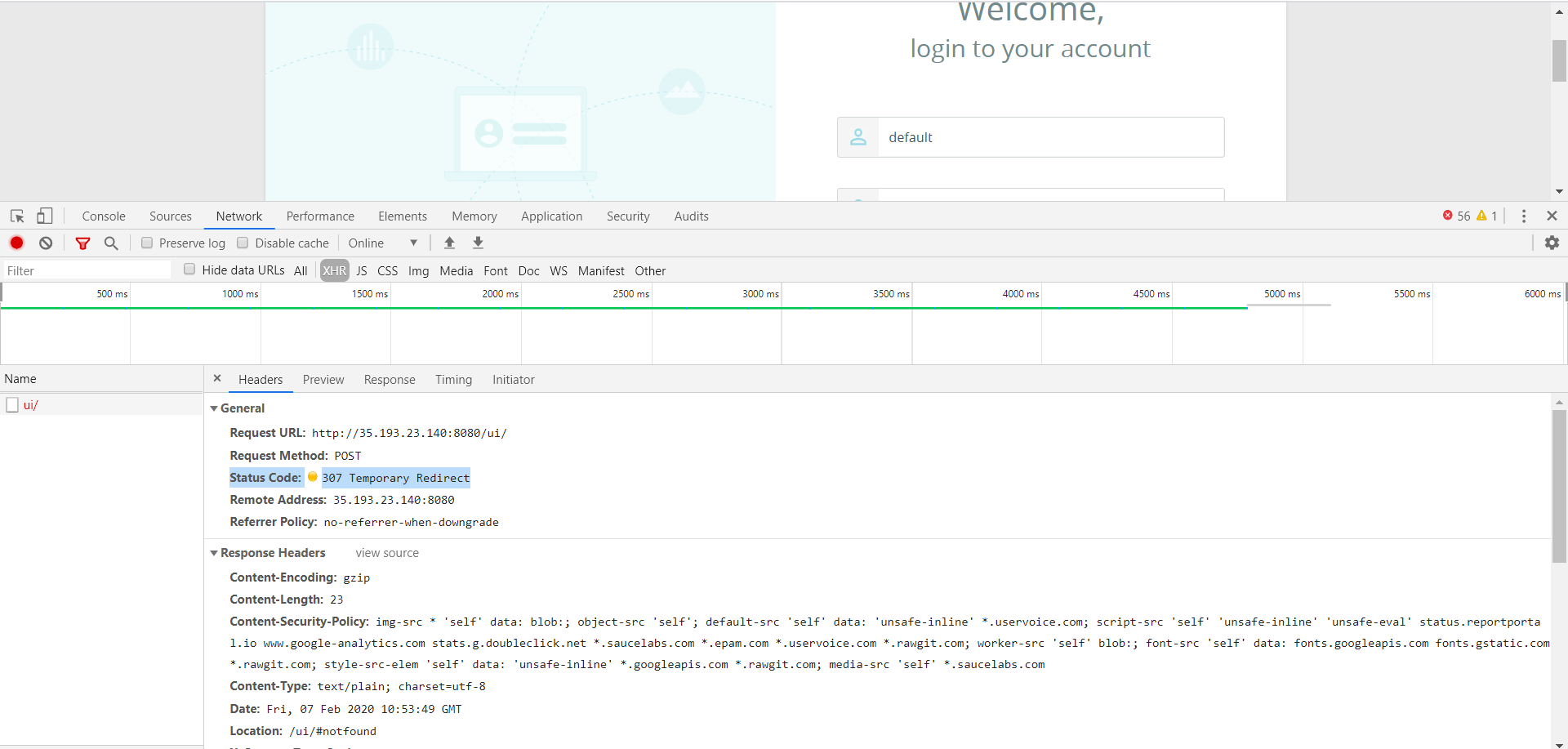 An error occurred while connecting to server: Network Error · Issue #88 · reportportal ...