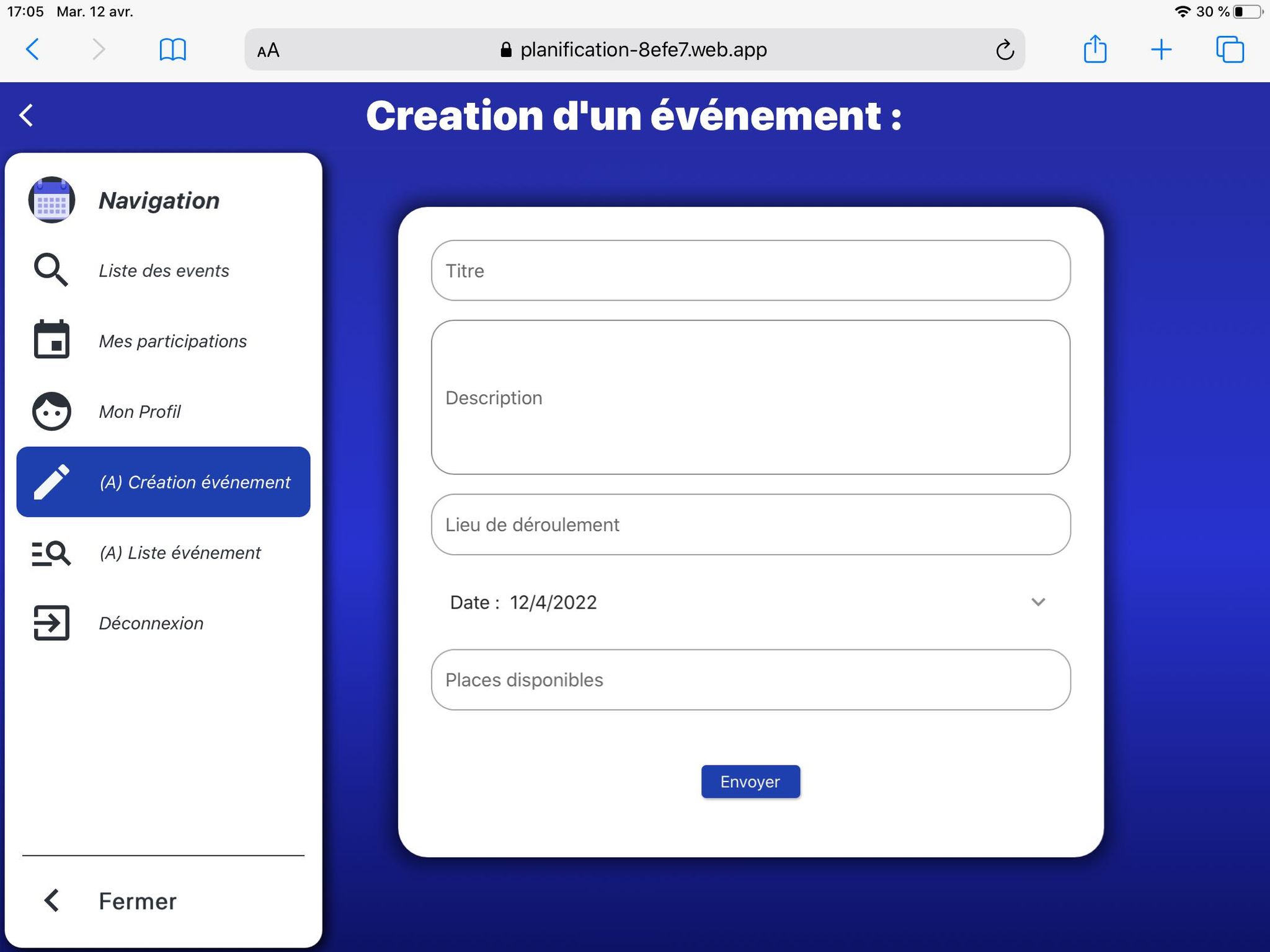 GitHub - Lilian-DL/site-web-event