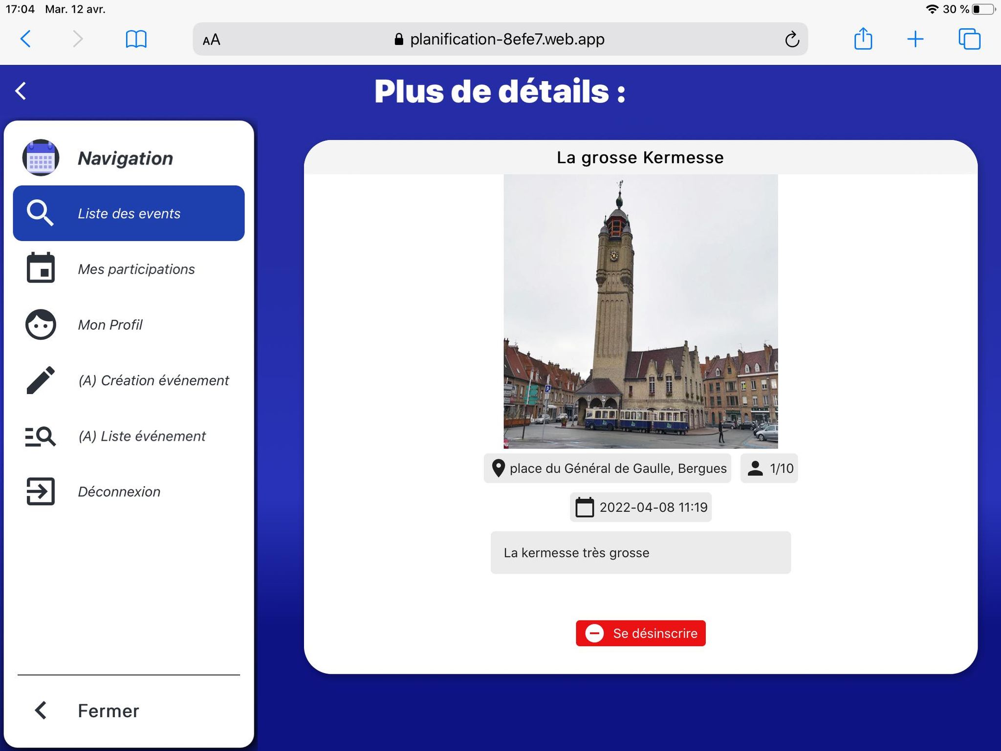 GitHub - Lilian-DL/site-web-event