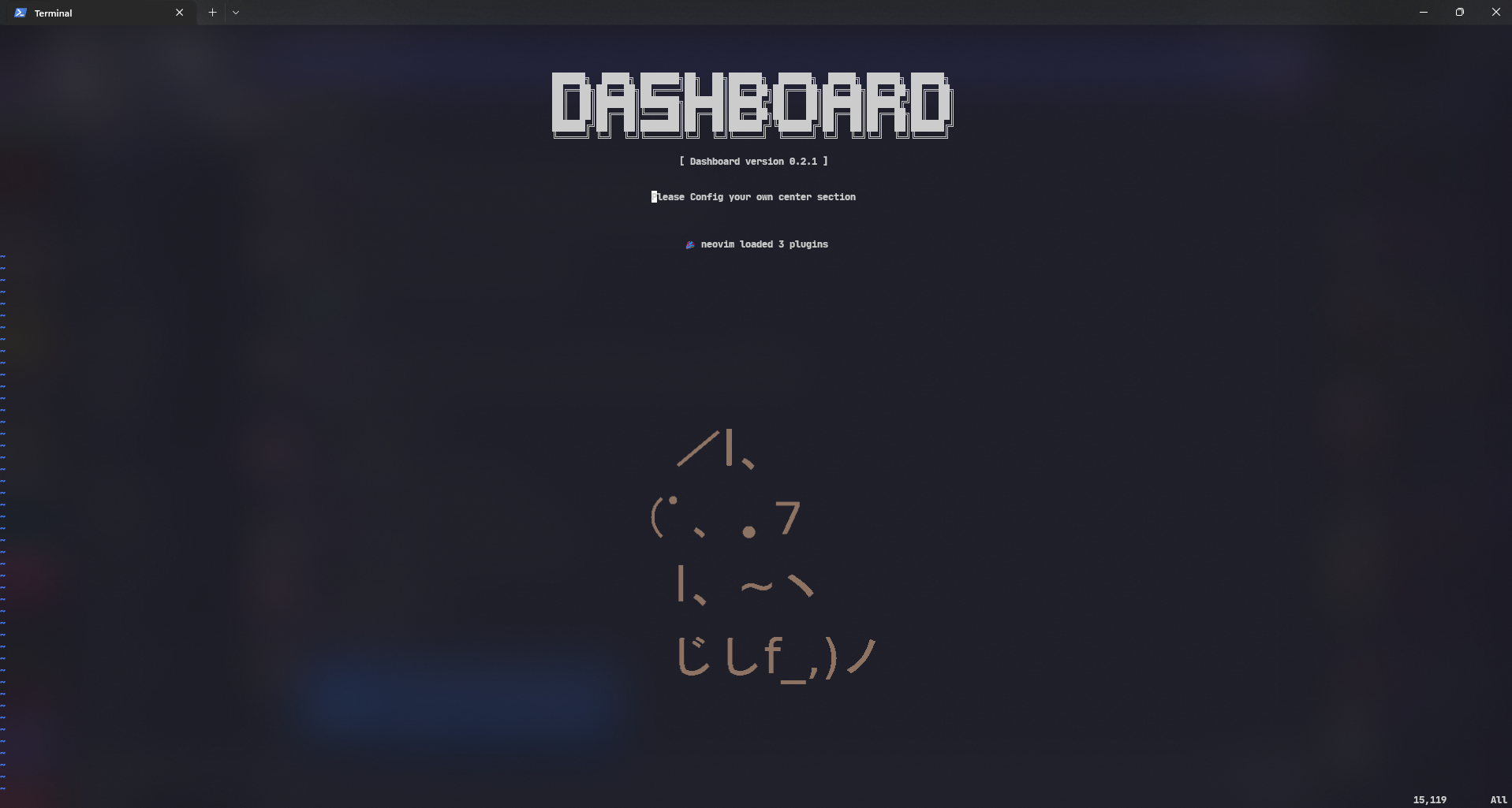 glepnir/dashboard-nvim not centred automatically when neovide is maximised · Issue #1414 ...
