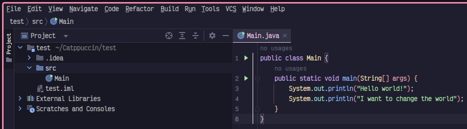 Color Scheme does not take effect · Issue #45 · catppuccin/jetbrains · GitHub