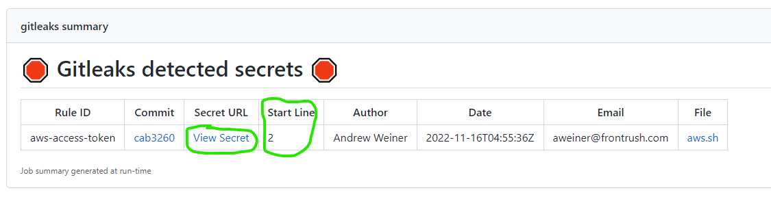 Incorrect startLine · Issue #1037 · gitleaks/gitleaks · GitHub