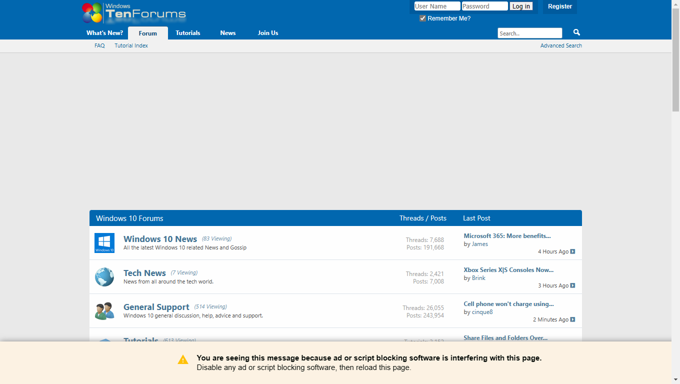 [REQ]: www.tenforums.com · Issue #1620 · OhMyGuus/I-Still-Dont-Care-About-Cookies · GitHub