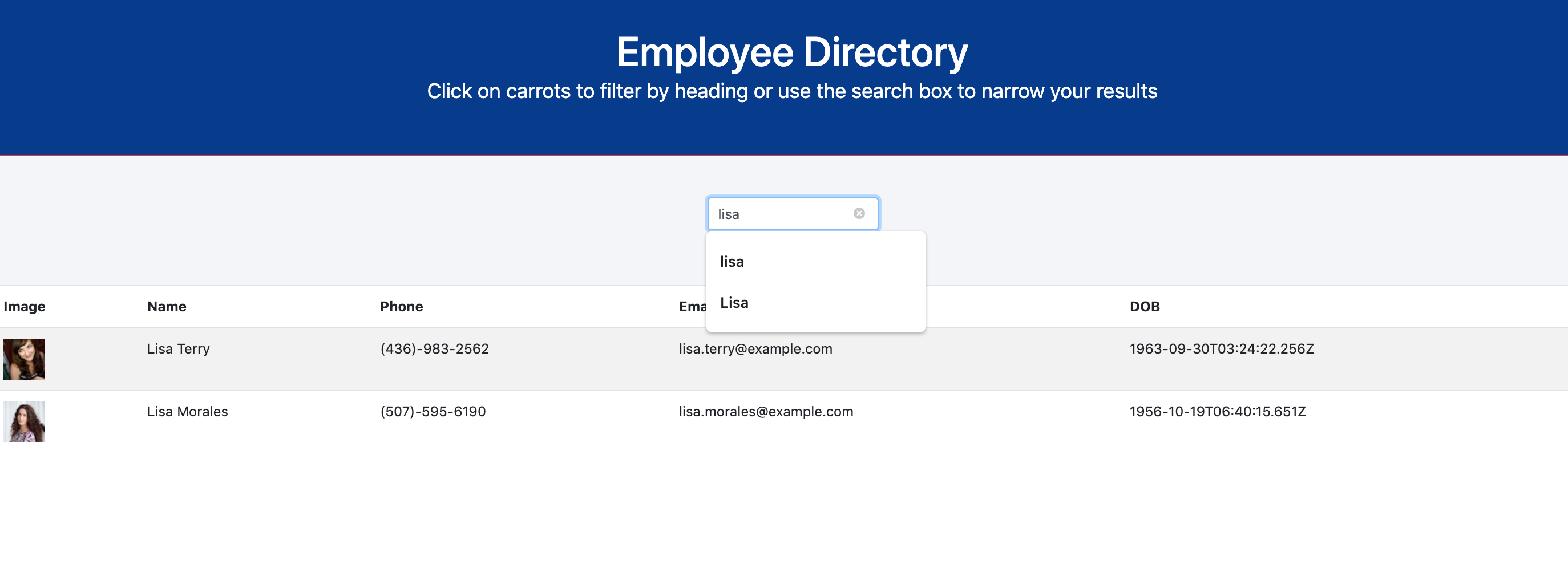 GitHub - Nicole732/reactemployeedirectory