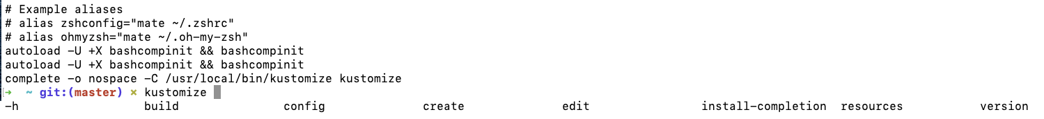 shell completion: kustomize panic: runtime error: slice bounds out of range [:11] with length 10 ...