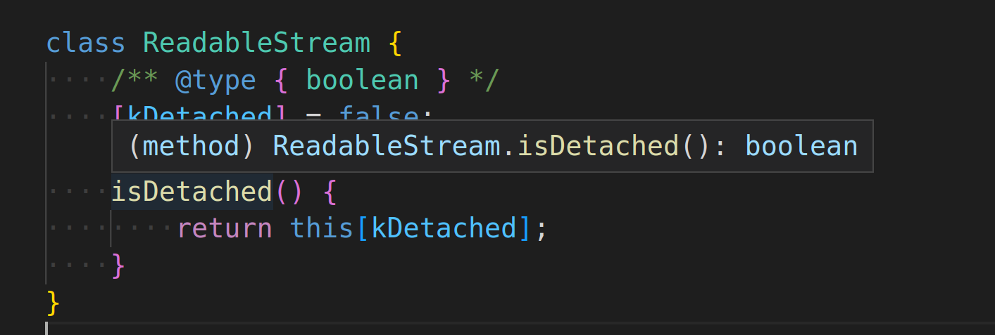 JavaScript: when redefining builtin APIs, type resolution & autocomplete do not work as expected ...