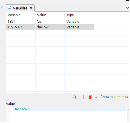 Cannot edit variables in “Variables panel“ · Issue #20834 · dbeaver/dbeaver · GitHub
