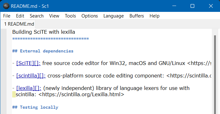Markdown header > color entire line · Issue #60 · ScintillaOrg/lexilla · GitHub