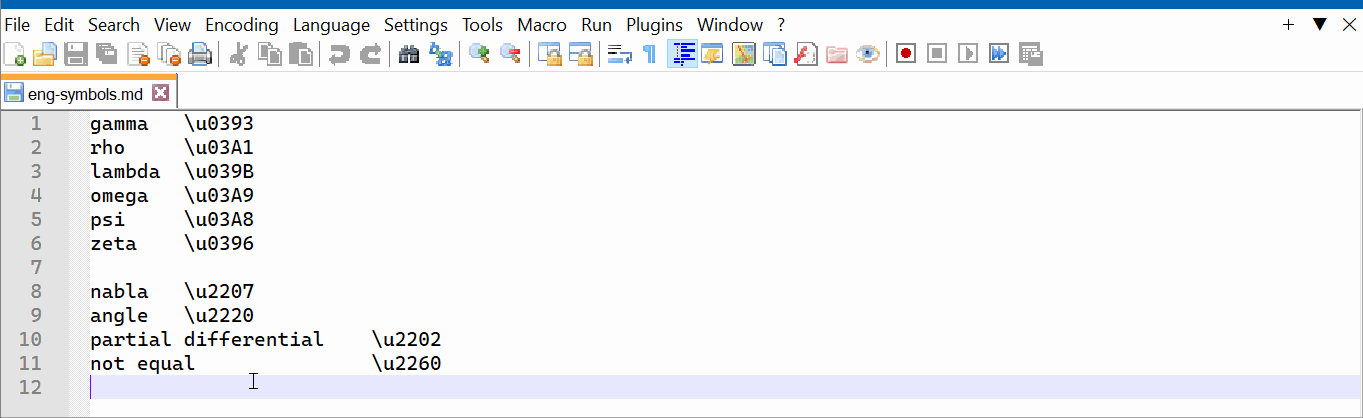 Missing Symbols / non-alt-coded. · Issue #12043 · notepad-plus-plus/notepad-plus-plus · GitHub
