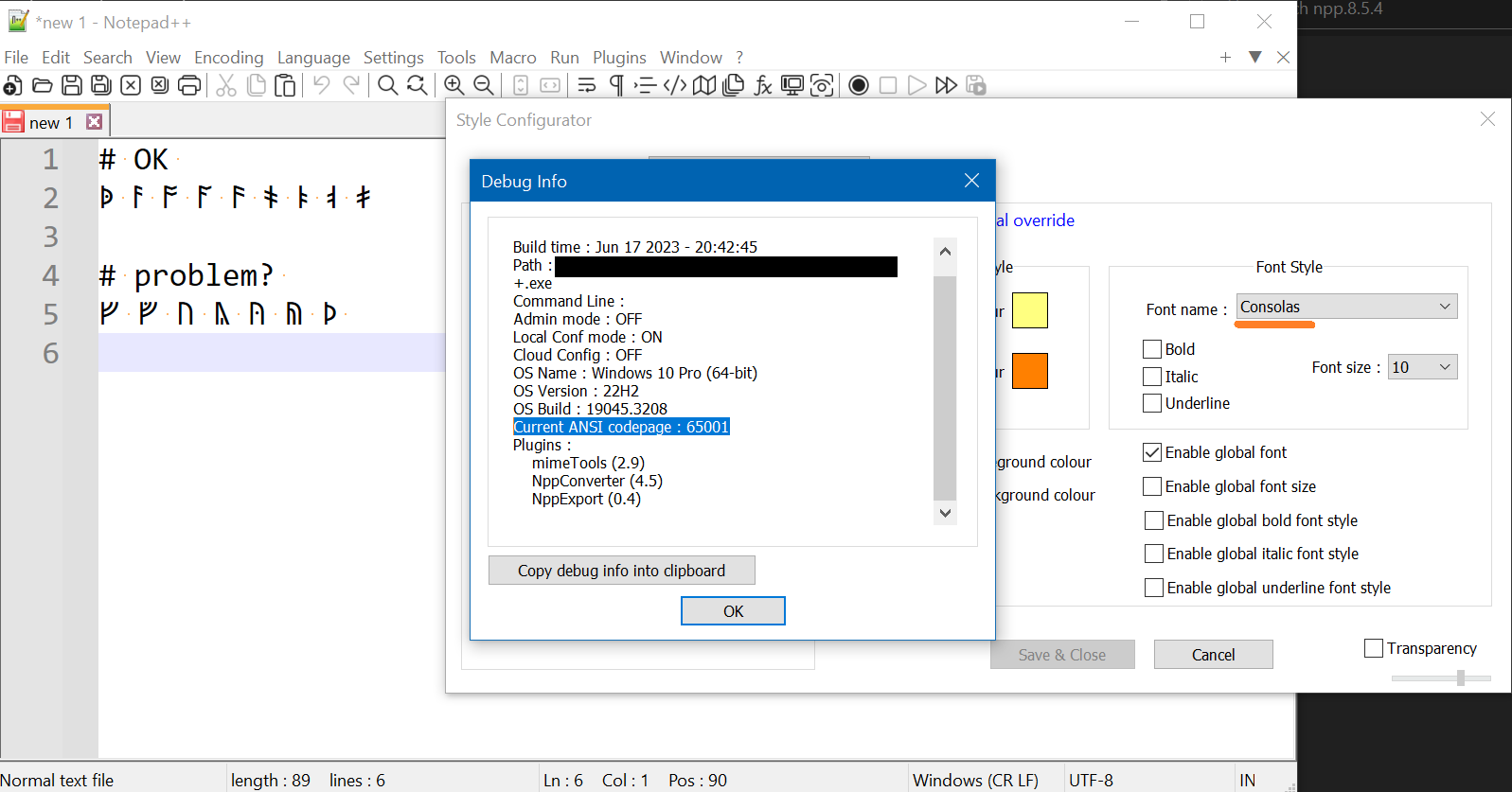 Incomplete support for the Runic Unicode block · Issue #13912 · notepad-plus-plus/notepad-plus ...