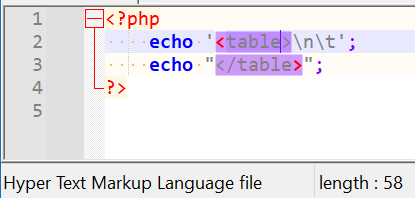 Matching tags are highlighted even inside JavaScript strings · Issue #13946 · notepad-plus-plus ...