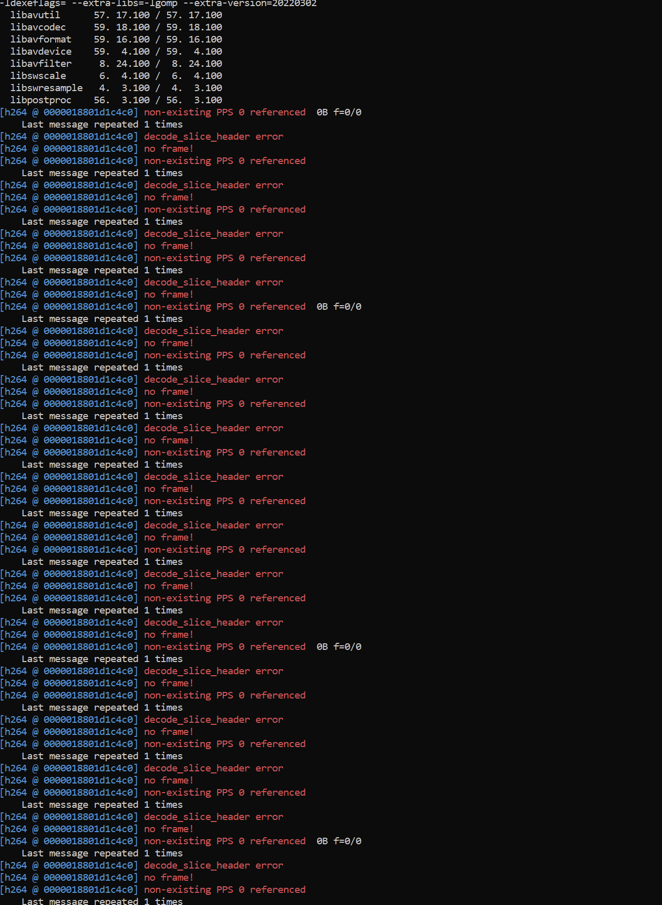 ffplay take long time to play stream from MediaServer (non-existing PPS 0 referenced) · Issue ...