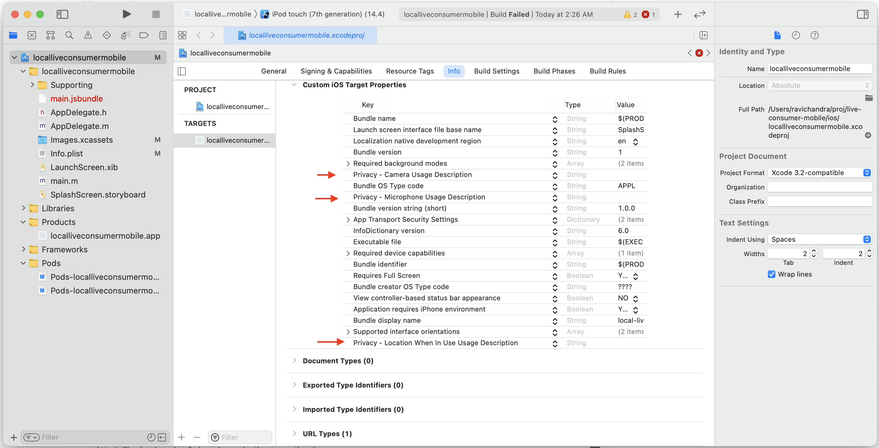 IOS build fails with compilation error · Issue #21 · voxeet/voxeet-uxkit-reactnative · GitHub
