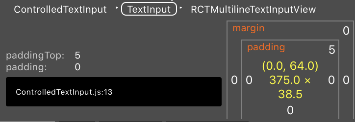 Weird Paddingtop In Textinput Ios · Issue 19204 · Facebookreact Native · Github 6203