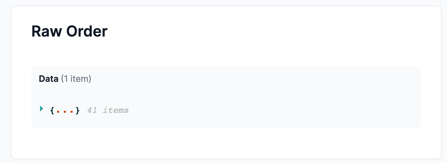 Add "Raw" card to customer details page · Issue #387 · medusajs/admin ...