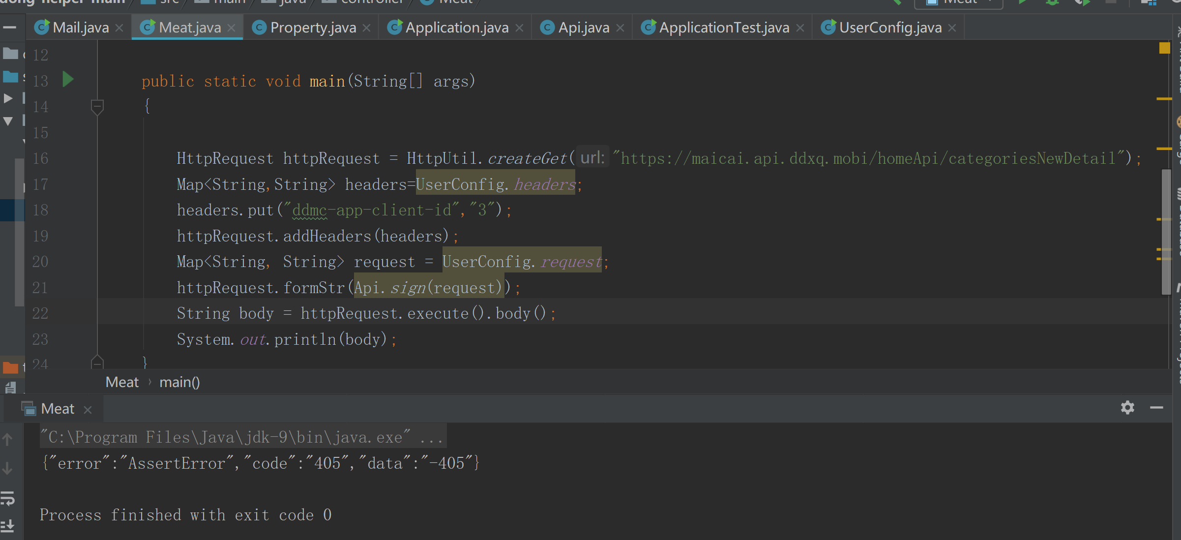 像看看某件商品（比如：猪肉）是否有货，为何返回405 · Issue #134 · JannsenYang/dingdong-helper · GitHub