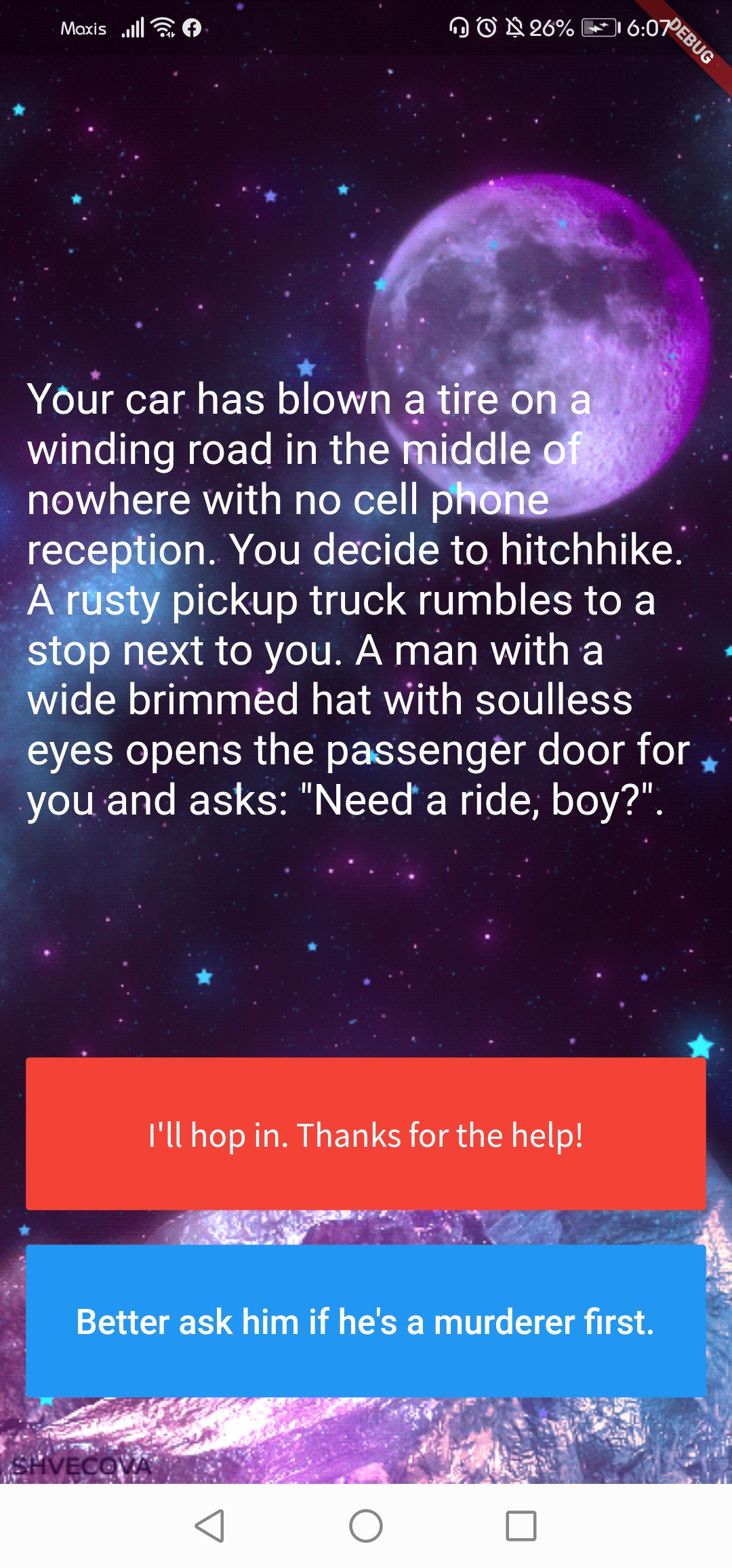 GitHub - SoftRahmat/Destini-challenge: Destini-challenge app using Flutter and Dart.