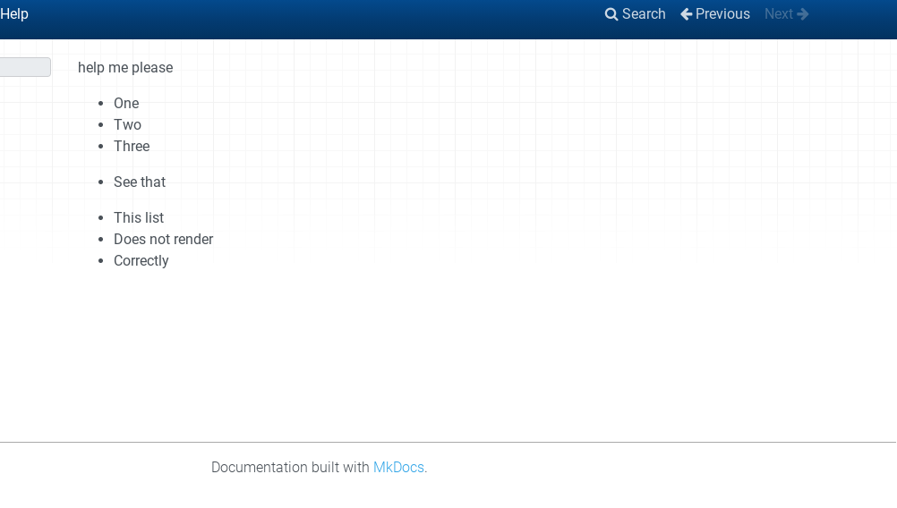 Making New Line Does Not Render · Issue 2226 · Mkdocsmkdocs · Github