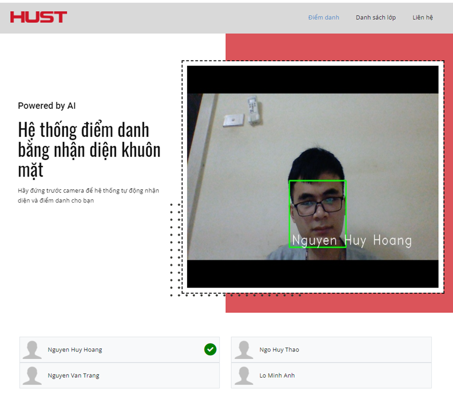 GitHub - minhtrungle/Computer-Vision: Attendance Face Recognition