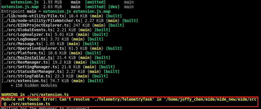 源码编译与打包失败 · Issue #188 · github0null/eide · GitHub