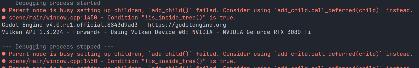 error on editor focus loss or running any scene · Issue #72956 · godotengine/godot · GitHub