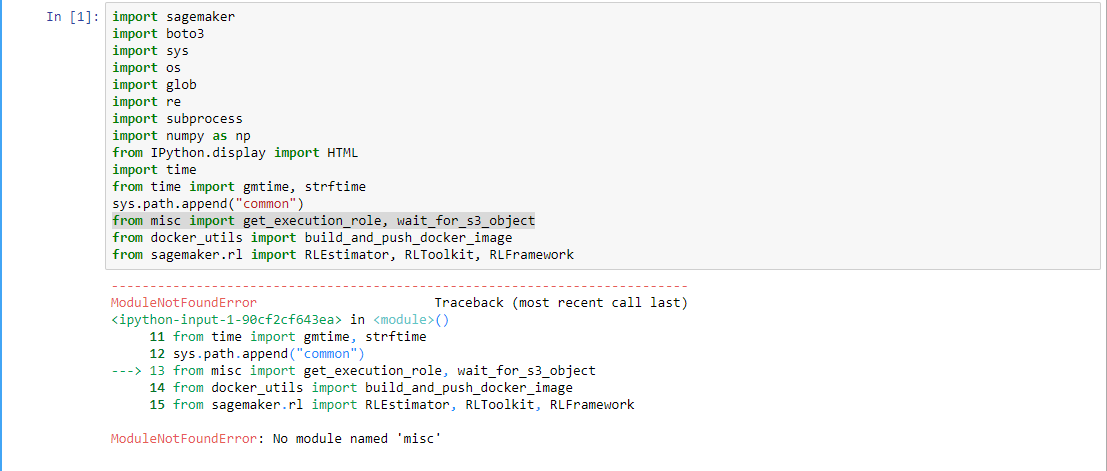 from misc import get_execution_role, wait_for_s3_object · Issue #746 · aws/amazon-sagemaker ...