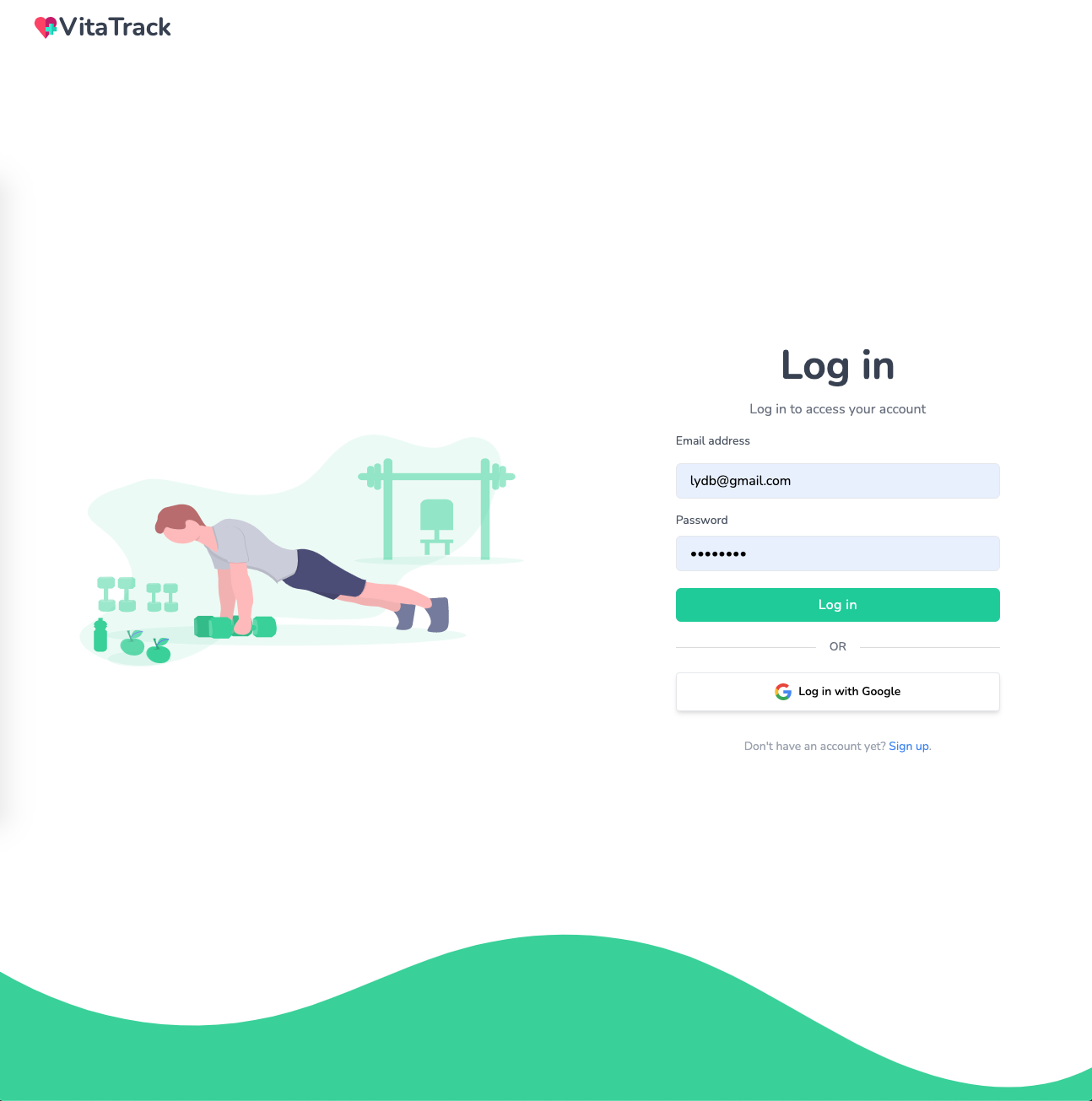 GitHub - PerrySmithMoss/VitaTrack: Web application which allows users to track their workouts ...