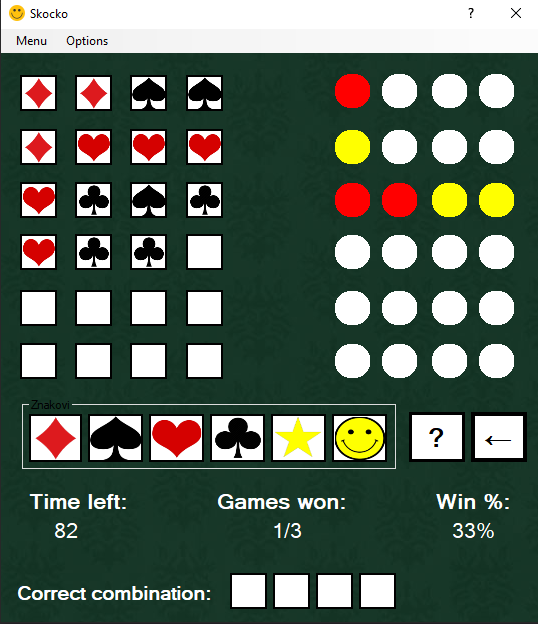 GitHub - kostamat011/Skocko-Game: Popular game "Skocko" from TV Quiz ...