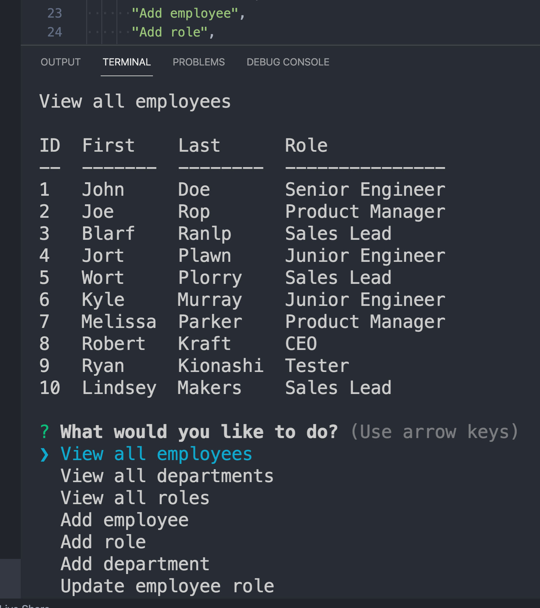 GitHub - Bkrendan12/MySQL-Employer-Tracker