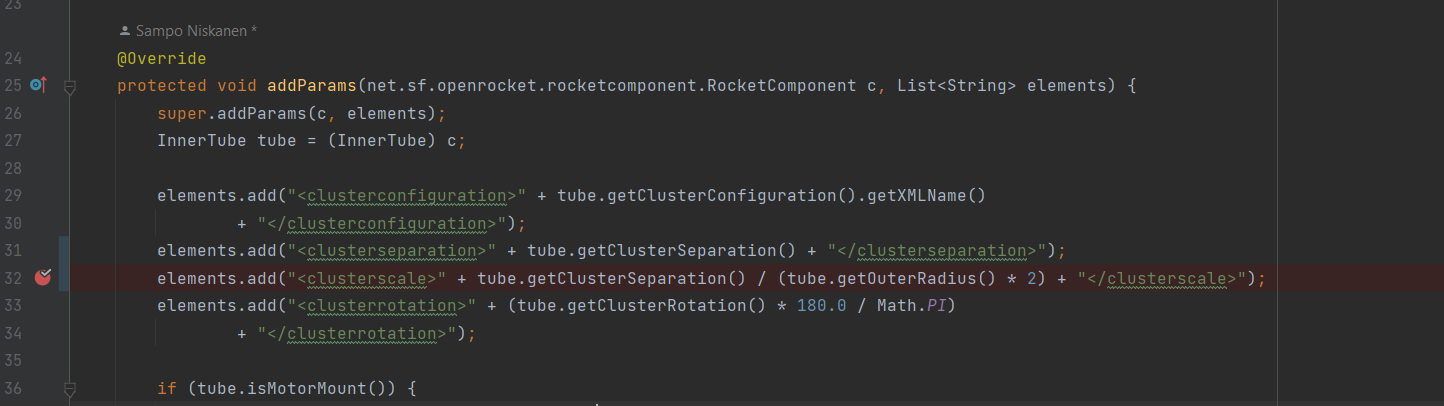 [Feature request] Change Inner Tube cluster tube separation from ...