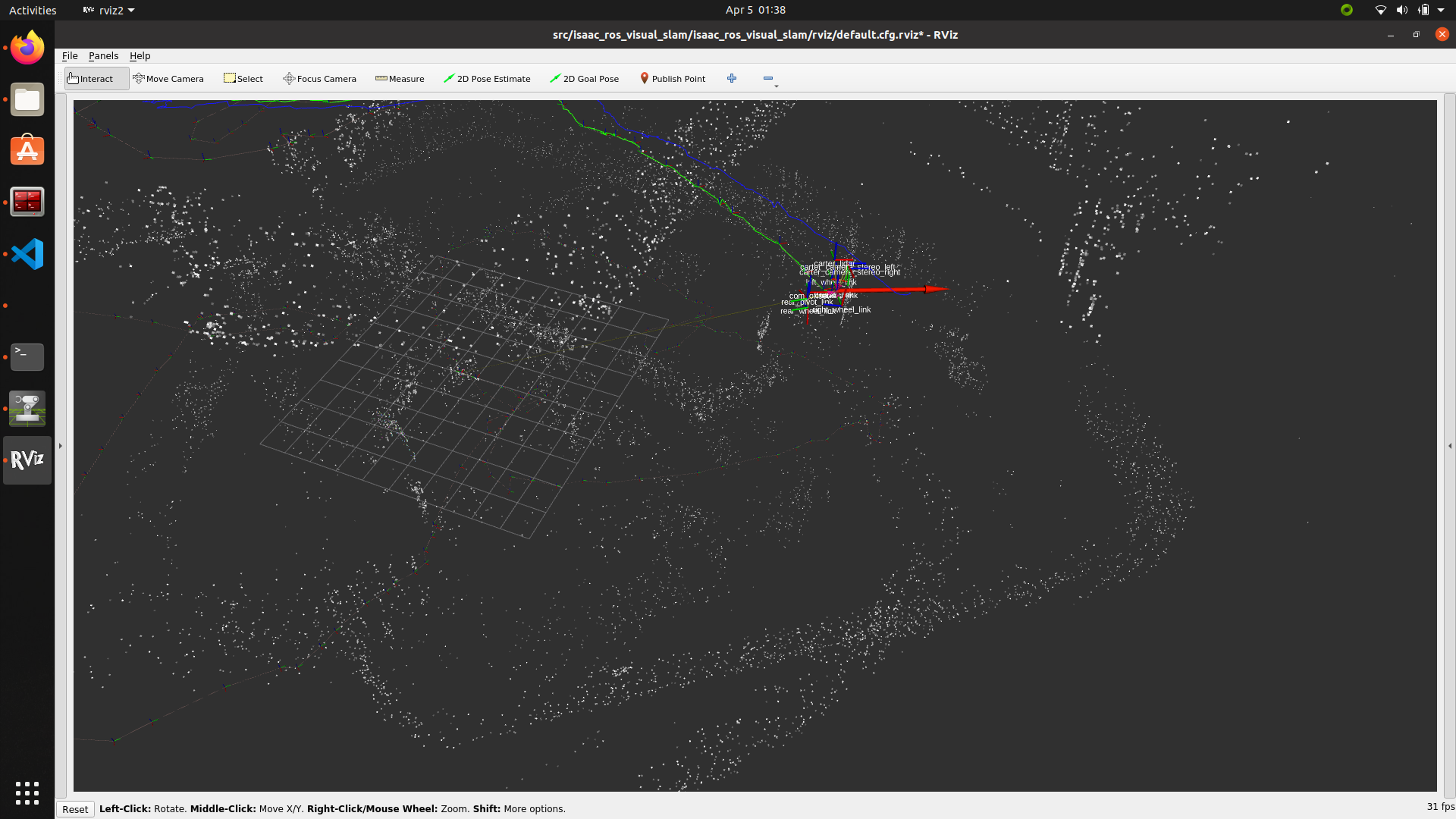 Can't do mapping via using isaac_sim · Issue #78 · NVIDIA-ISAAC-ROS/isaac_ros_visual_slam · GitHub