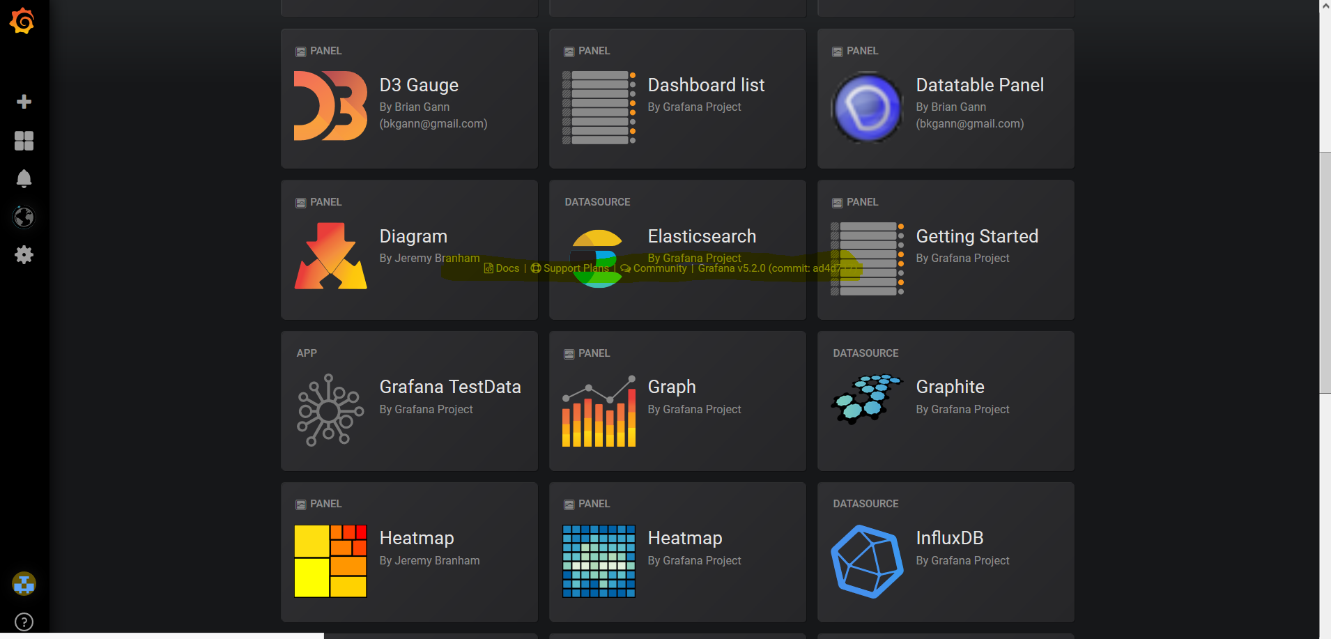 Grafana footer overlapping page · Issue #12430 · grafana/grafana · GitHub