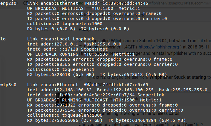 Wifiphisher Stuck at Starting · Issue #921 · wifiphisher/wifiphisher · GitHub