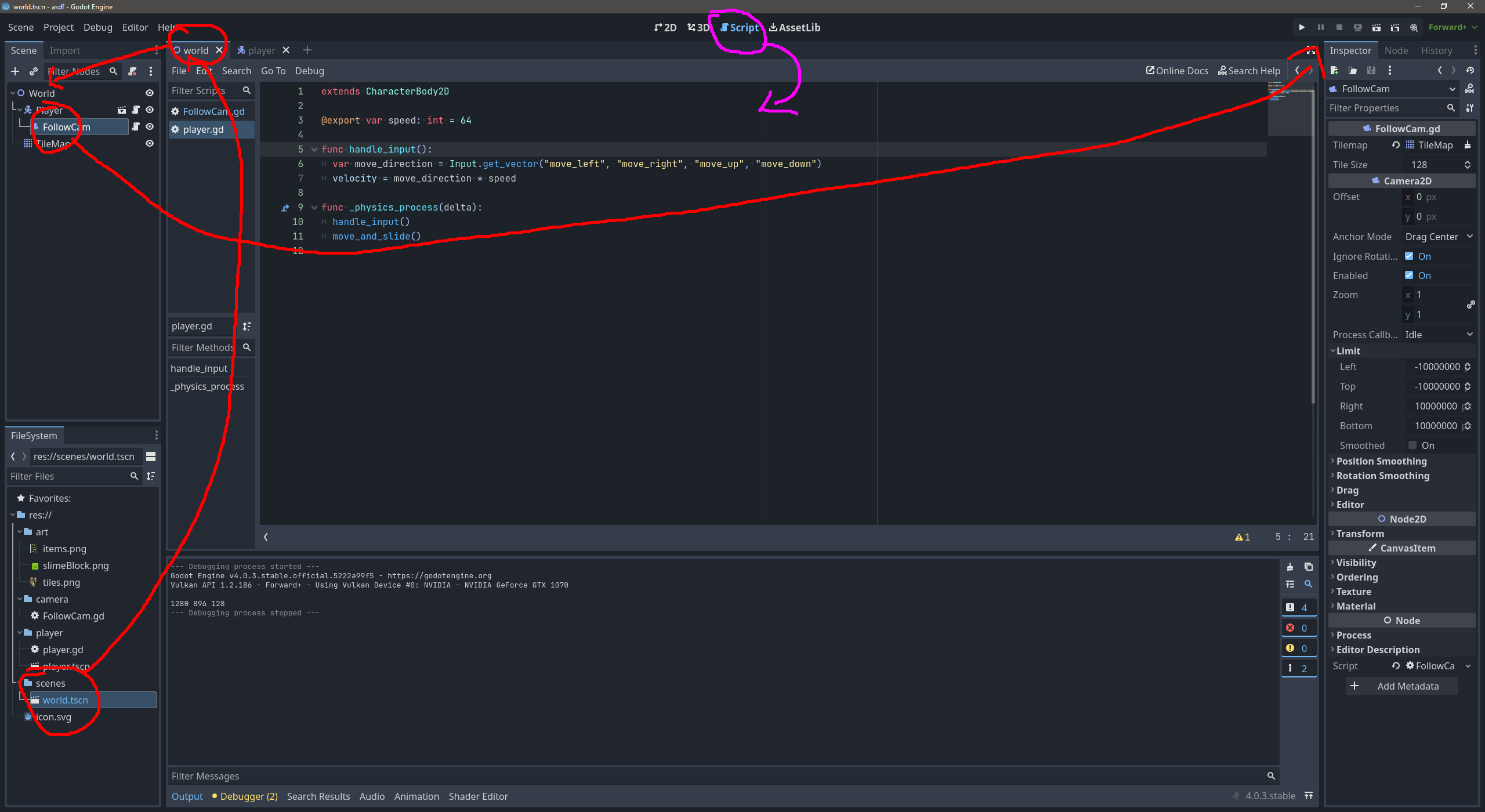 Relocate top bar and open scenes · Issue #6923 · godotengine/godot-proposals · GitHub
