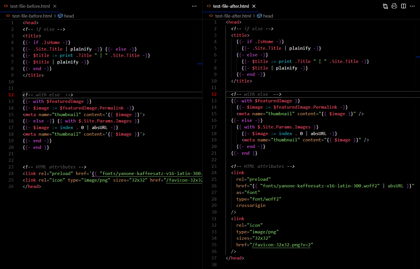 notes: Installing code formatter in VS Code · Issue #1480 · gohugoio ...
