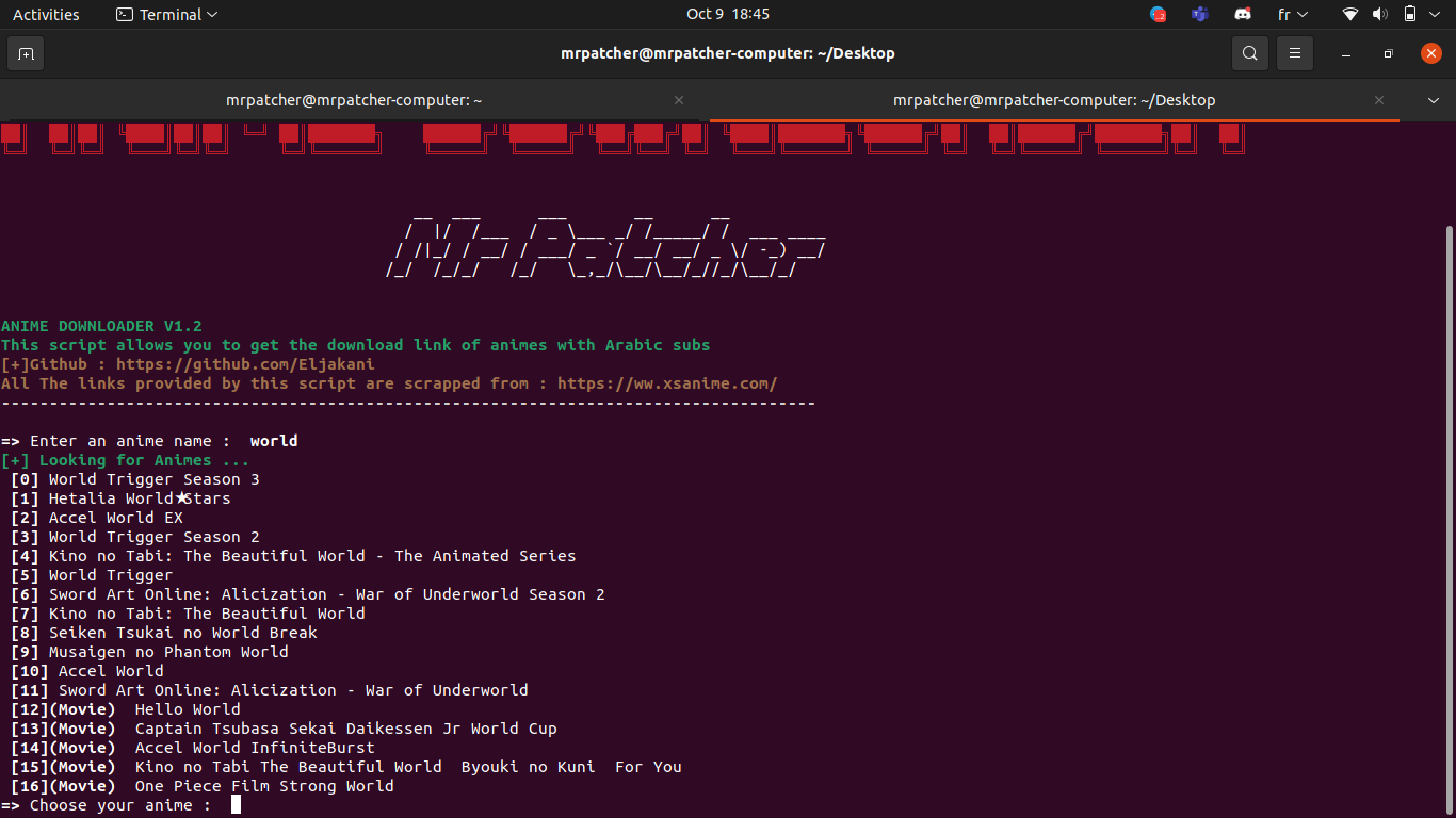 GitHub - afrtite00/Anime-Downloader: This script allows you to get the ...