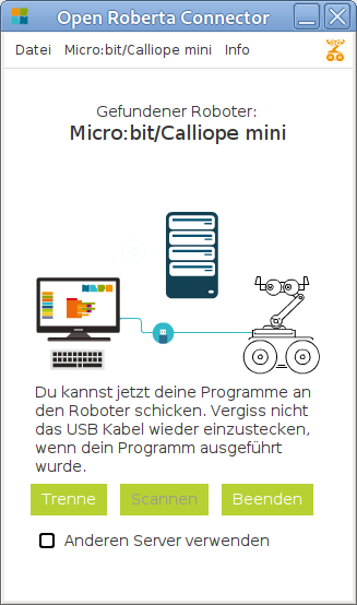 Calliope mini detected but does not connect to server · Issue #40 · OpenRoberta/openroberta ...