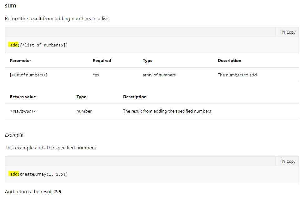 Add Instead Of Sum In Sum Function Samples Issue 1754