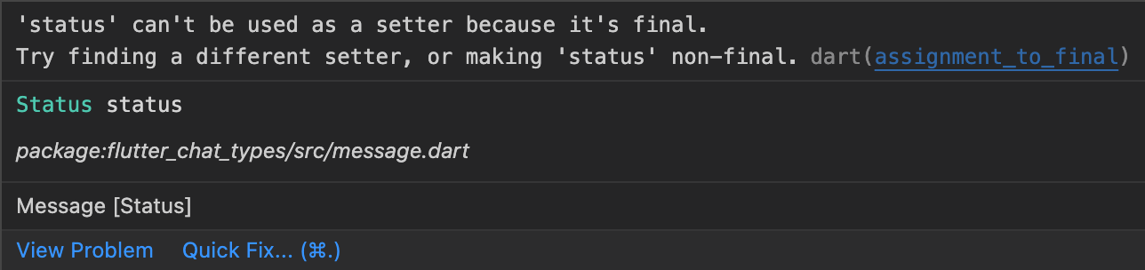 How to update text message status? · Issue #130 · flyerhq/flutter_chat_ui · GitHub