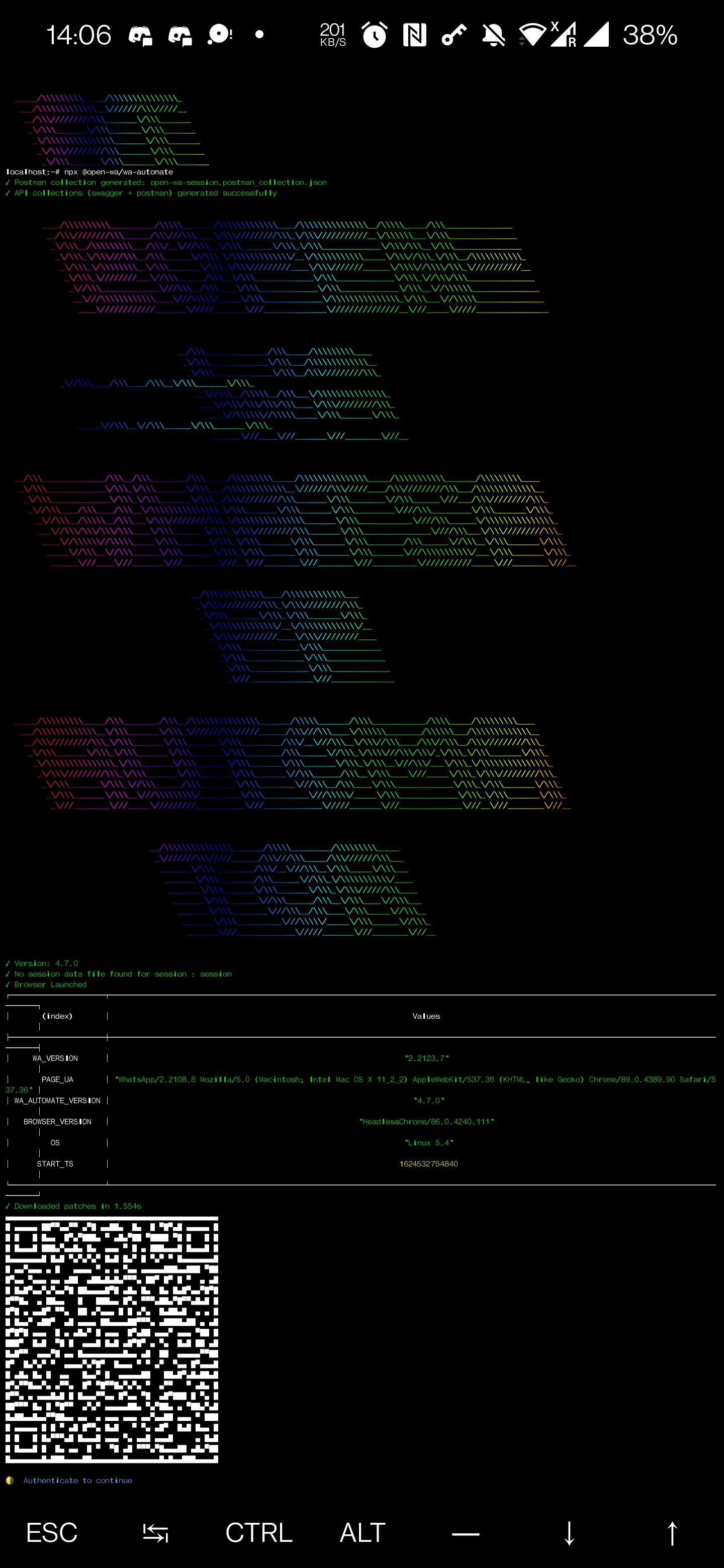 Is it possible to use In termux · Issue #1815 · open-wa/wa-automate-nodejs · GitHub