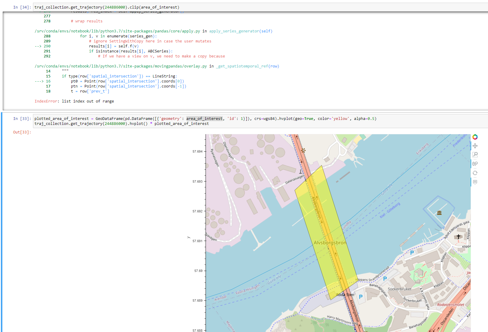 Clip with Polygon causes IndexError: list index out of range · Issue #104 · movingpandas ...