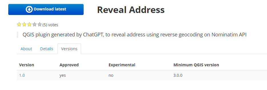 Make experimental · Issue #1 · envirosolutionspl/reveal_address_plugin · GitHub