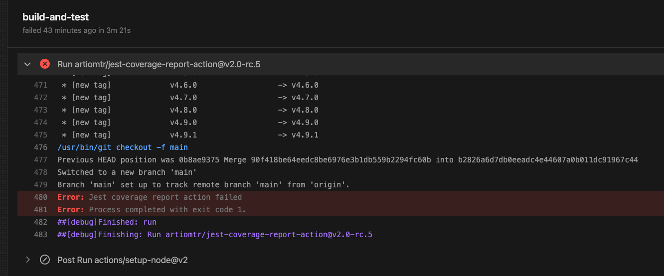 Some errors are not reported in `v2.0-rc.5` · Issue #178 · ArtiomTr/jest-coverage-report-action ...