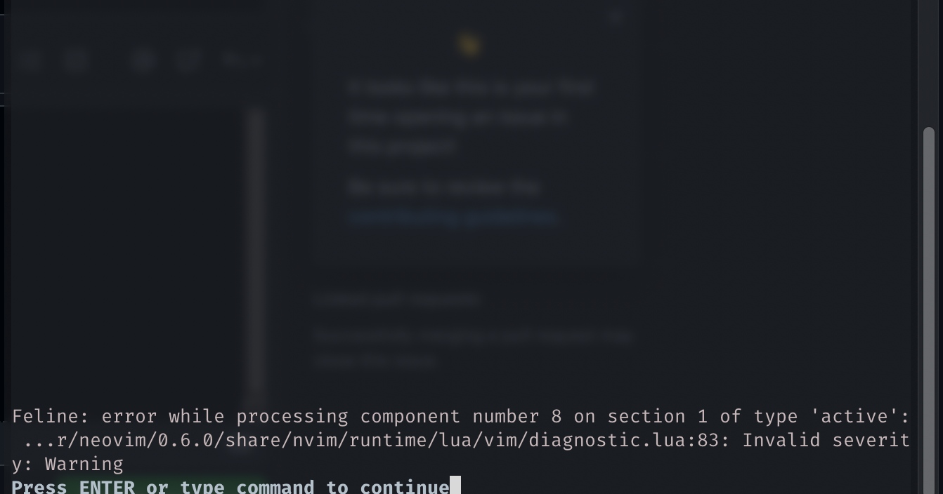 It always remind to press enter · Issue #664 · NvChad/NvChad · GitHub