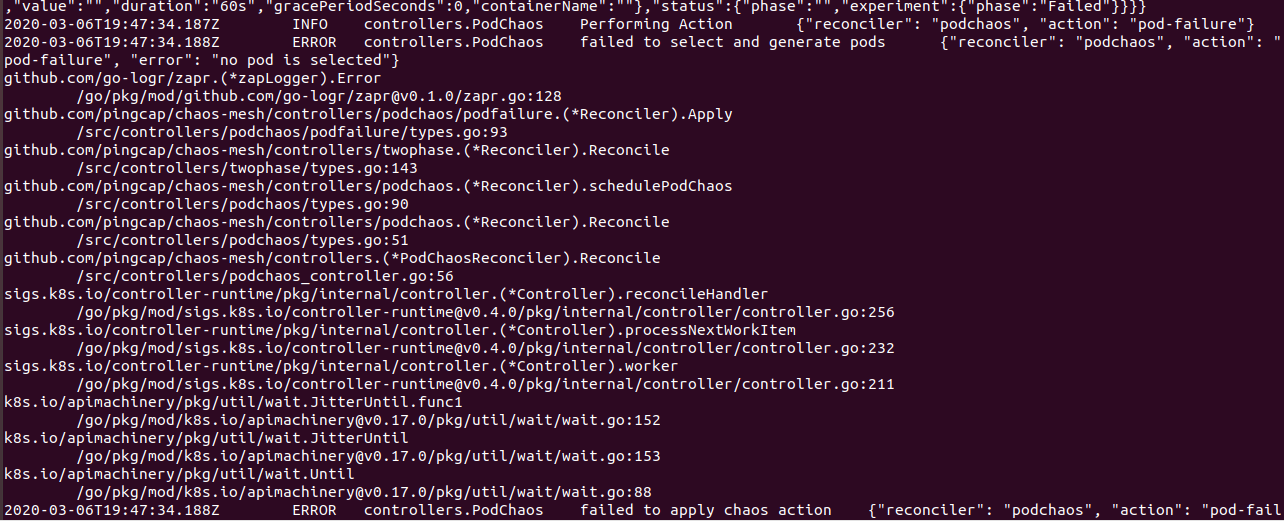 Why Doesnt The Example Web Show Work As Expected · Issue 319 · Chaos Meshchaos Mesh · Github