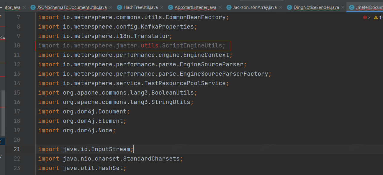 [BUG]源码克隆下载metersphere v2.0.0版本，io.metersphere.jmeter.utils ...