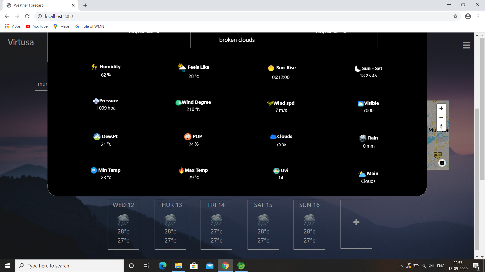 GitHub - Ashwina7999/Virtusa-Project: Web application for displaying the Current weather, Air ...
